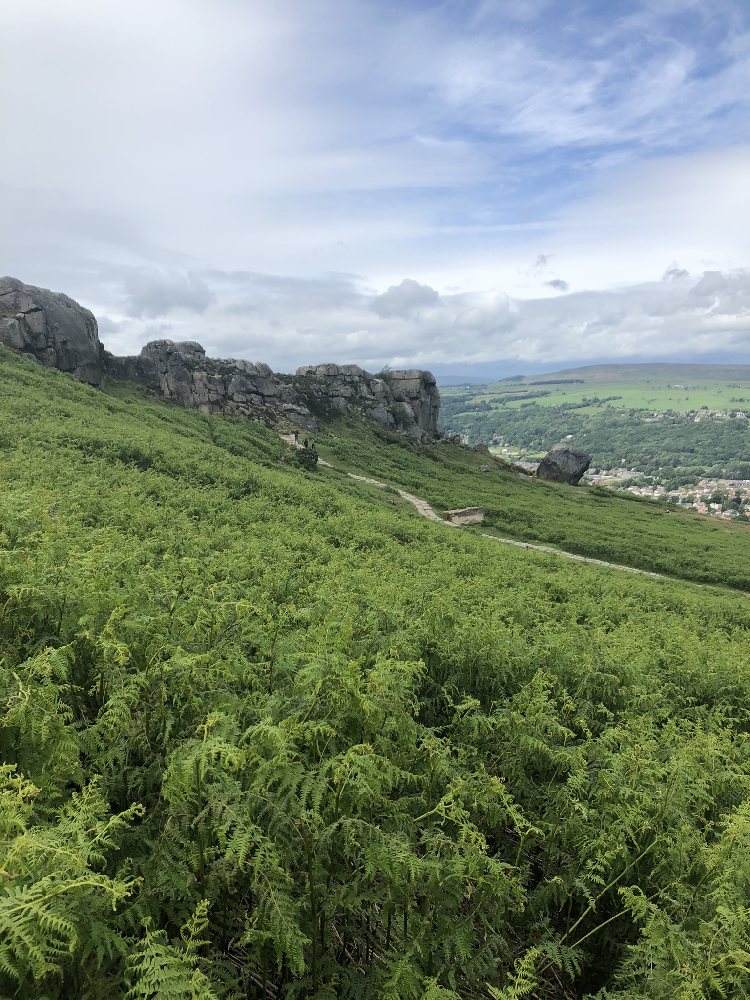 Cow and Calf Rocks, Ilkley - Little Miss Yorkshire