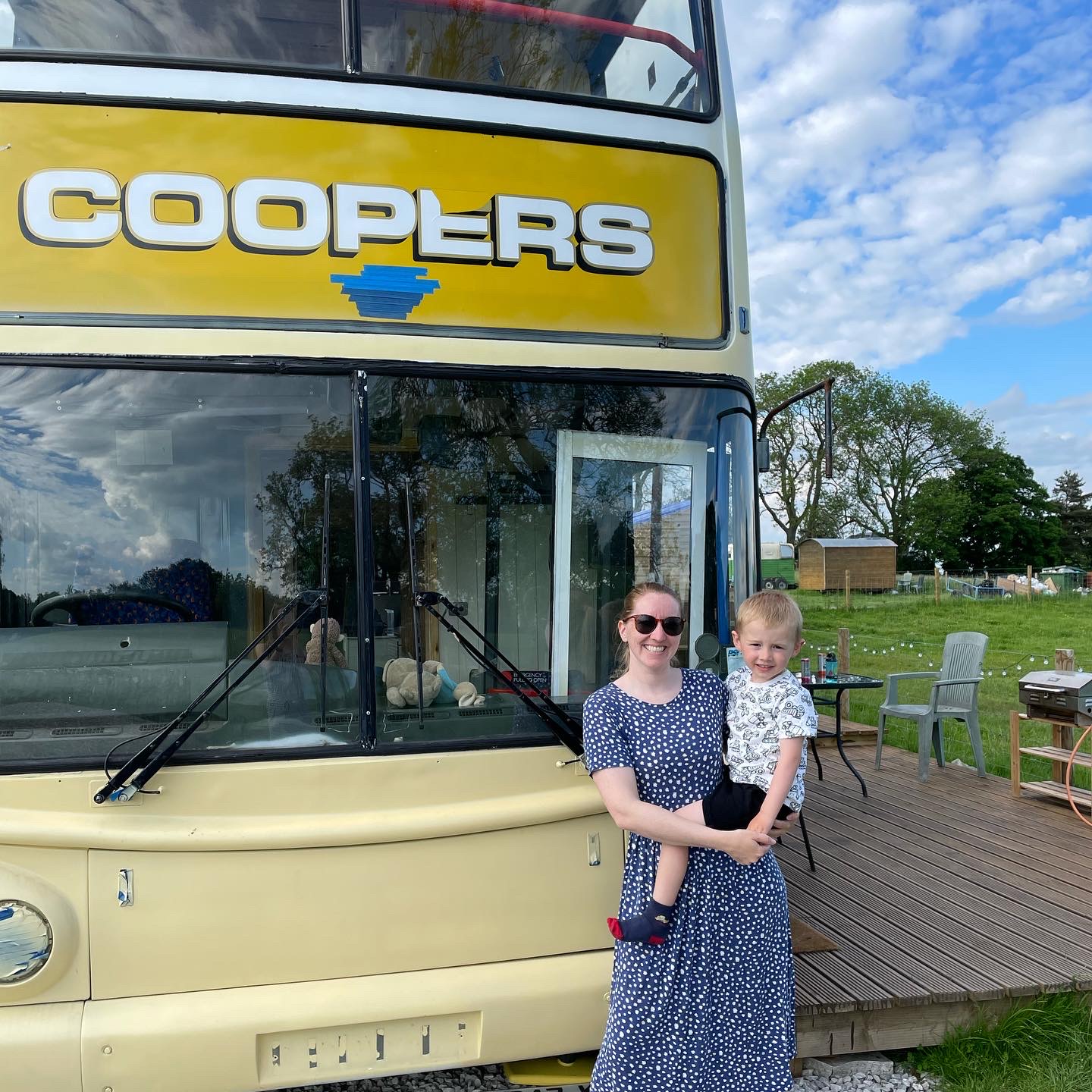 Staycation in Ripon on a converted double decker bus! Little Miss Yorkshire