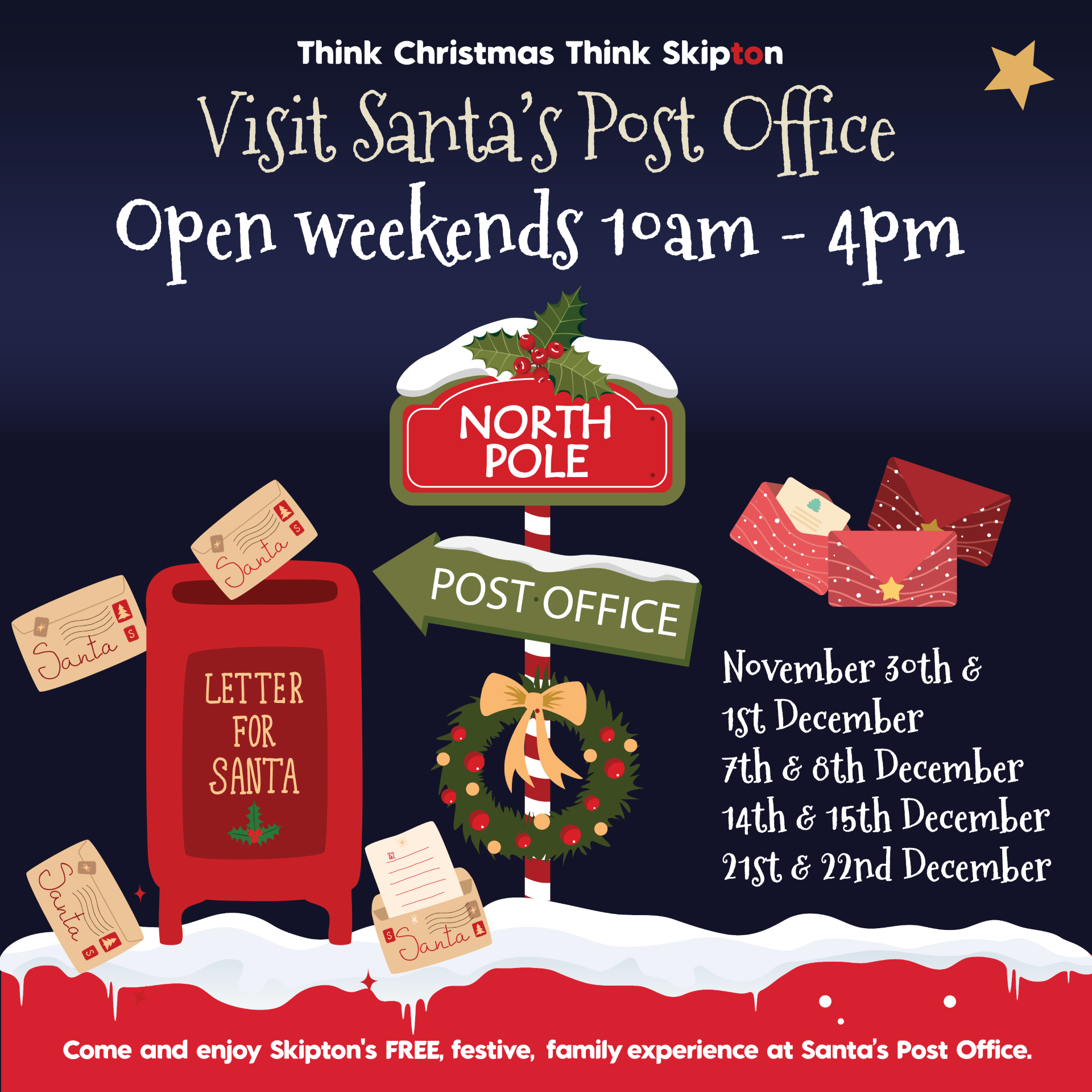 Santa's Post Office is coming to Skipton! - Little Miss Yorkshire